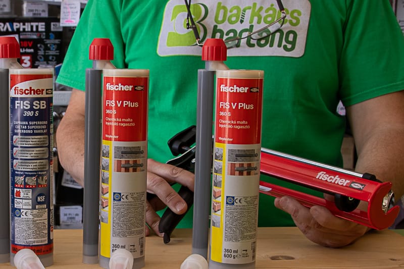 Fischer két komponensű ragasztó - Barkács Barlang Vecsésen